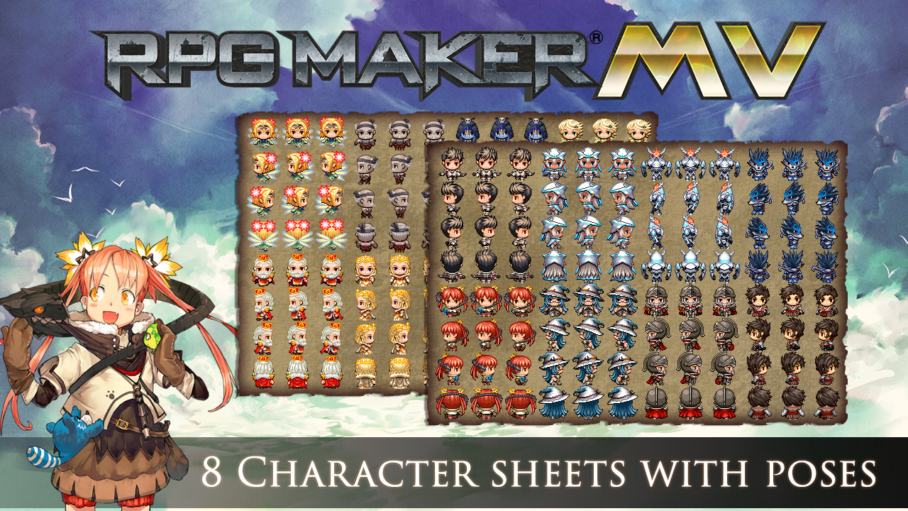 RPG Maker MV DLC: Cover Art Characters Pack for Mac [Online Code]