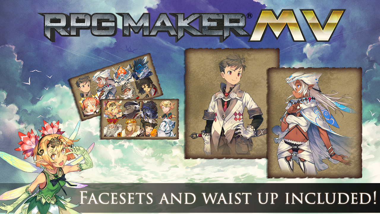 RPG Maker MV DLC: Cover Art Characters Pack for Mac [Online Code]