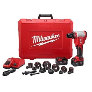 milwaukee 2677-21 m18 force logic 6t knockout tool 1/2" - 2" kit