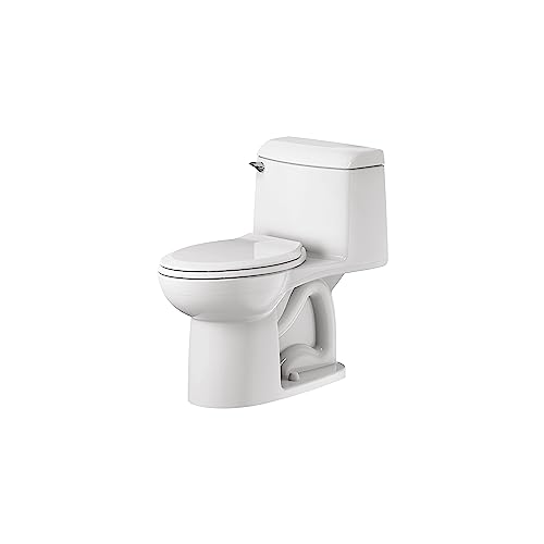 American Standard 2004314.020 Champion 4 One-Piece Toilet with Toilet Seat, Elongated Front, Standard Height, White, 1.6 gpf