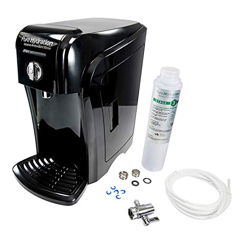 Pure Hydration Alkaline Water Machine | Hydrogen Infused Water | Water Purifier | Countertop Water Filter | Natural Water Ionizer | PH Water, Loaded with Antioxidants | Home Water Filter