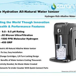 Pure Hydration Alkaline Water Machine | Hydrogen Infused Water | Water Purifier | Countertop Water Filter | Natural Water Ionizer | PH Water, Loaded with Antioxidants | Home Water Filter