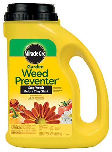 Miracle-Gro 100475 Garden Weed Preventer (6 Pack), 5 lb