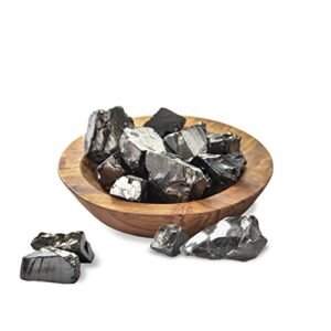 karelian heritage elite shungite stones for water purification & filtering 0,22 lb (0,01-0,03 lb per stone) | certified type 1 natural authentic shungite stones from karelia | jewelry making reb11