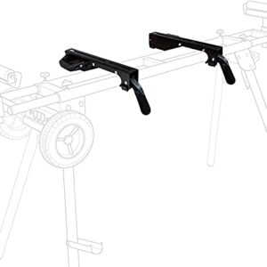 POWERTEC MT4000MBA Miter Saw Stand Mounting Brackets, Set of 2, Fits Ryobi, Black and Decker, Craftsman, and Kobalt Miter Saw Stand