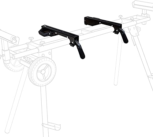 POWERTEC MT4000MBA Miter Saw Stand Mounting Brackets, Set of 2, Fits Ryobi, Black and Decker, Craftsman, and Kobalt Miter Saw Stand