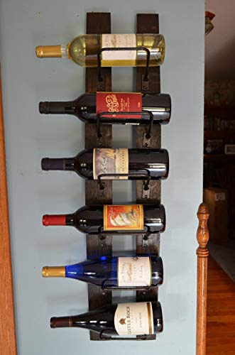 Wine Rack - 6 Bottle Wine Stave Rack