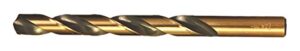 viking drill and tool 05720 type 240-ub 135 degree split point magnum super prem jobber drill bit (12 pack), 9/32"