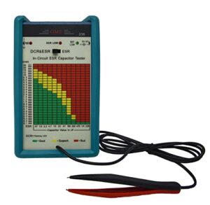 gme professional in circuit esr capacitor tester, capacitance meter, designed and engineered in the usa