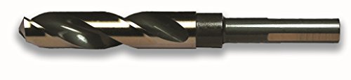 Viking Drill and Tool 25502 Type 280-UBM 135 Degree Split Point Reduced Shank Silver & Deming Drill Bit, 15.0mm