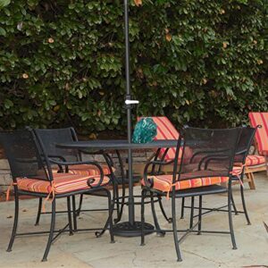 Pure Garden Patio Umbrella Base - 19 lbs Black 1.9"