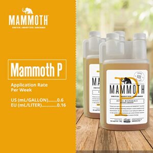 Mammoth Organic Bloom Booster | Mammoth P Organic Fertilizer Microbial Inoculant | 16% Proven Increase in Yield | University Developed and Growers Approved (250 ml)