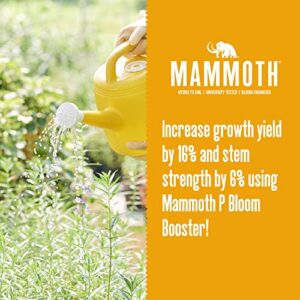 Mammoth Organic Bloom Booster | Mammoth P Organic Fertilizer Microbial Inoculant | 16% Proven Increase in Yield | University Developed and Growers Approved (250 ml)