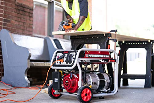 A-iPower SUA5000 5000 Watt Portable Generator Small Gas Powered For Jobsite, RV, and Home Backup Emergency