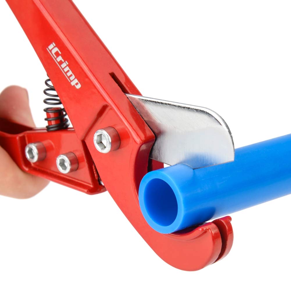 iCrimp PEX Pipe Cutters for Cutting 1/8"-1" PEX Tubings, NOT for PVC Pipes