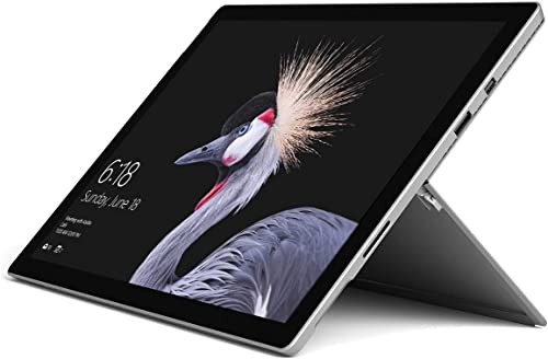 Microsoft Surface Pro 4 Tablet PC, 12.3" Touchscreen, Intel Core i7-6650, 8GB DDR4 RAM, 256GB SSD, Camera, Windows 10 Pro (Renewed)