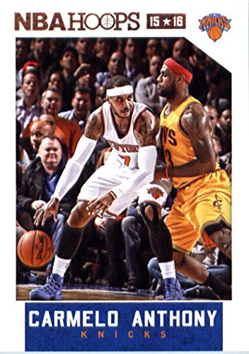 Carmelo Anthony 2015 2016 Hoops NBA Basketball Series Mint Card 97 M (Mint)