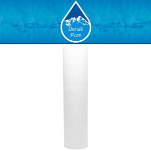 replacement for aquasana eq-304 polypropylene sediment filter - universal 10-inch 5-micron cartridge compatible with aquasana rhino - denali pure brand