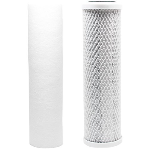 Replacement Filter Kit Compatible with Brita USS-120 RO System - Includes Carbon Block Filter & PP Sediment Filter - Denali Pure Brand