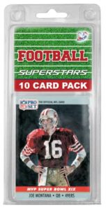 san francisco 49ers- (10) card pack nfl football different niner superstars starter kit! comes in souvenir case! great mix of modern & vintage players for the super 49ers fan! by 3bros