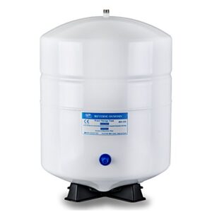 ispring t55m 5.5 gallon residential pre-pressurized water storage tank for reverse osmosis (ro) systems, white