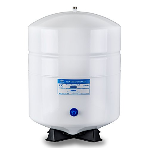 iSpring T55M 5.5 Gallon Residential Pre-Pressurized Water Storage Tank for Reverse Osmosis (RO) Systems, White