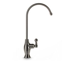 hydronix lf-ec32-bn modern ceramic ro reverse osmosis or filtered water faucet, brushed nickel