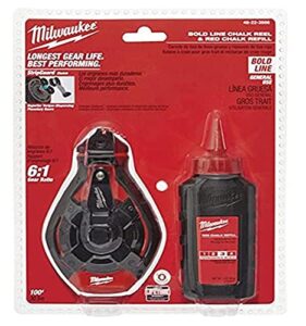 milwaukee elec tool 48-22-3986 bold line chalk reel