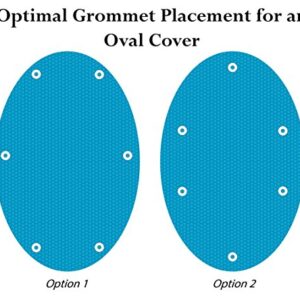 Sun2Solar Quick Drain Grommet Kit for Solar Heating Covers | Set of 6 | Water Drainage System Helps Remove Excess Water From Atop Blankets | Designed for In-Ground Above-Ground Swimming Pools and Spas