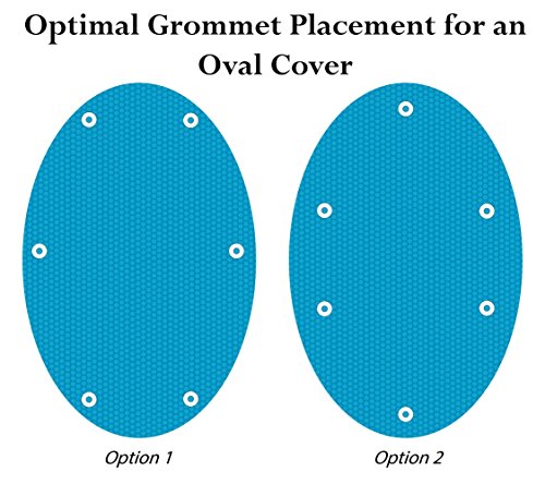 Sun2Solar Quick Drain Grommet Kit for Solar Heating Covers | Set of 6 | Water Drainage System Helps Remove Excess Water From Atop Blankets | Designed for In-Ground Above-Ground Swimming Pools and Spas