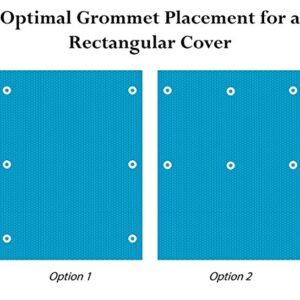 Sun2Solar Quick Drain Grommet Kit for Solar Heating Covers | Set of 6 | Water Drainage System Helps Remove Excess Water From Atop Blankets | Designed for In-Ground Above-Ground Swimming Pools and Spas