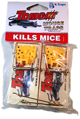 Tomcat Wooden Mouse Traps, New 5 Pack!