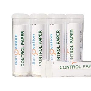 Control (No Chemical) Genetic Taste Test Paper Strips - for Use with PTC [5 Vials of 100 Strips - 500 Strips Total]