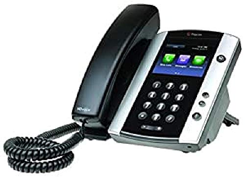 Polycom VVX 501 Corded Business Media Phone System - 12 Line PoE - 2200-48500-025 - AC Adapter (Not Included) - Replaces VVX 500 (130000)