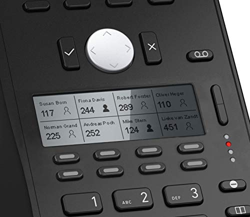 Snom SNO-D745 Sip Desk Phone with High-Resolution Display VoIP Phone and Device, Black