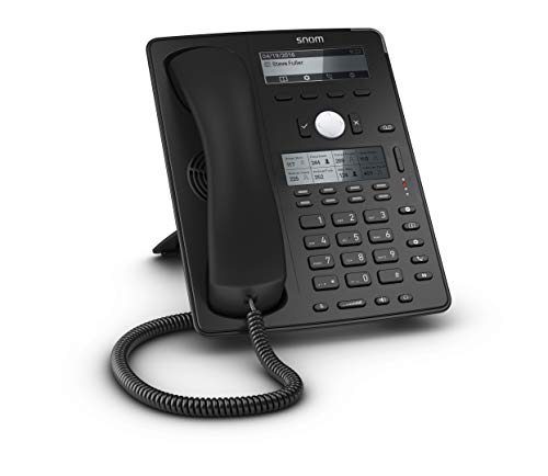 Snom SNO-D745 Sip Desk Phone with High-Resolution Display VoIP Phone and Device, Black