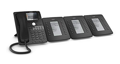 Snom SNO-D745 Sip Desk Phone with High-Resolution Display VoIP Phone and Device, Black