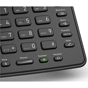 Snom SNO-D745 Sip Desk Phone with High-Resolution Display VoIP Phone and Device, Black