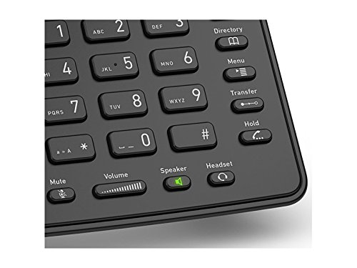 Snom SNO-D745 Sip Desk Phone with High-Resolution Display VoIP Phone and Device, Black