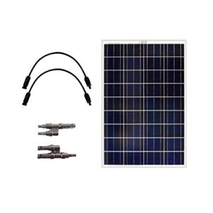 grape solar gs-100-exp solar panel, 100w, aluminum