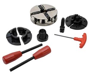 psi woodworking cug3418cc utility grip 4-jaw lathe chuck system