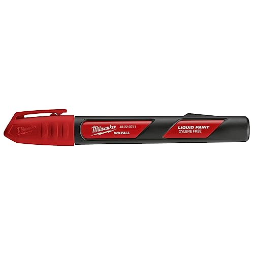 Milwaukee Electric Tools Paint Marker, Red (48-22-3741)