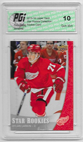 Dylan Larkin 2015-16 Upper Deck Star Rookies #12 Rookie Card PGI 10