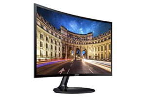 samsung lc24f390fhnxza 24-inch curved led fhd 1080p gaming monitor (super slim design), 60hz refresh rate w/amd freesync game mode