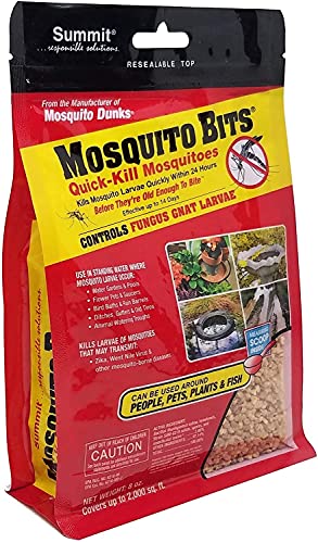 Summit 116-12 Quick Kill Mosquito Bits, 8-Ounce (3 Bottles)