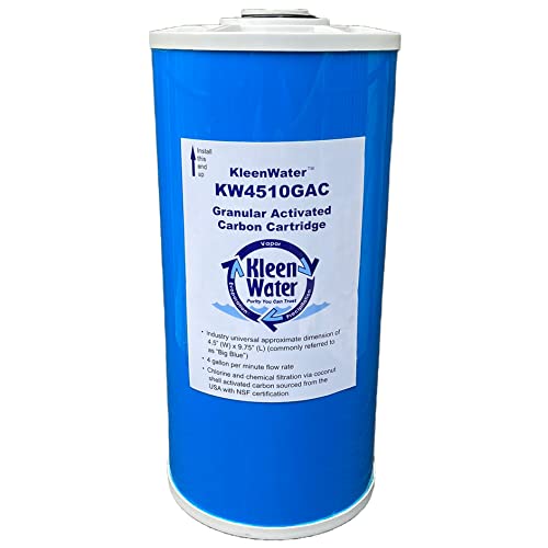 KleenWater KWGAC4510 Filter Compatible with GAC-BB GAC-BB10 FXHTC GAC WGCHD