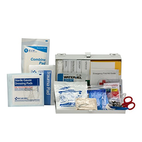 First Aid Only 90670 25-Person ANSI A+ Contractor's Emergency First Aid Kit for Home Renovation, Job Sites, and Construction Vehicles, 182 Pieces