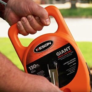 Keson G3X Giant Chalk Line with High Speed Rewind, 12 oz Capacity, 100 ft String "Packaging may vary"