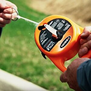 Keson G3X Giant Chalk Line with High Speed Rewind, 12 oz Capacity, 100 ft String "Packaging may vary"