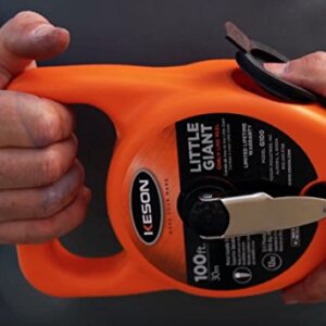 Keson G3X Giant Chalk Line with High Speed Rewind, 12 oz Capacity, 100 ft String "Packaging may vary"